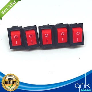 Jual Swith Saklar Merah Hitam Mini Kotak on-off 2 kaki /2 pin tanpa ...