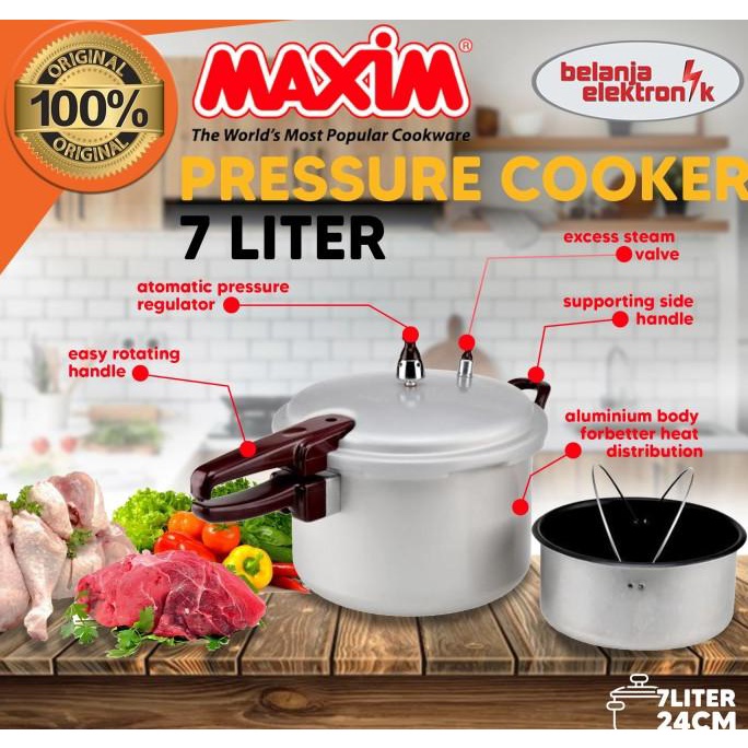 Jual PANCI PRESTO MAXIM KAPASITAS 7 LITER DIAMETER 24CM | Shopee Indonesia