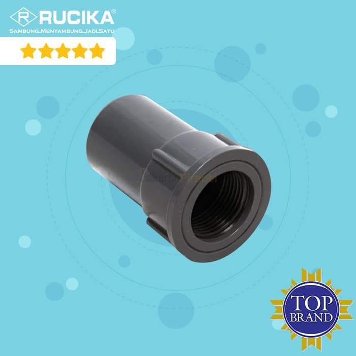 Jual Faucet Socket AW Rucika Sock Drat Dalam 1 x 1/2 Inch | Shopee ...