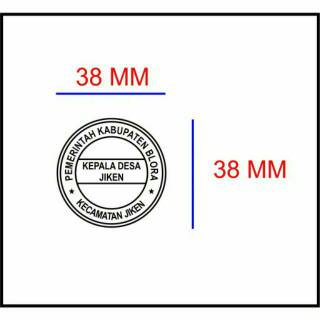 Jual STEMPEL WARNA KEPALA DESA Indonesia|Shopee Indonesia