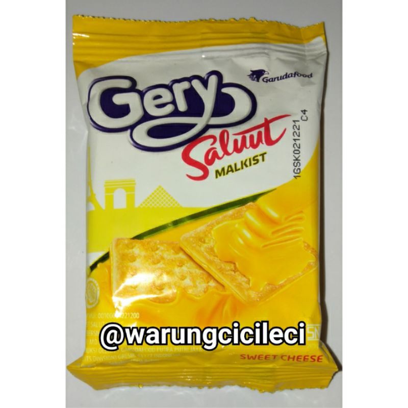 Jual GERY SALUUT MALKIST - GARUDA FOOD - RASA SWEET CHEESE 18g | Shopee ...