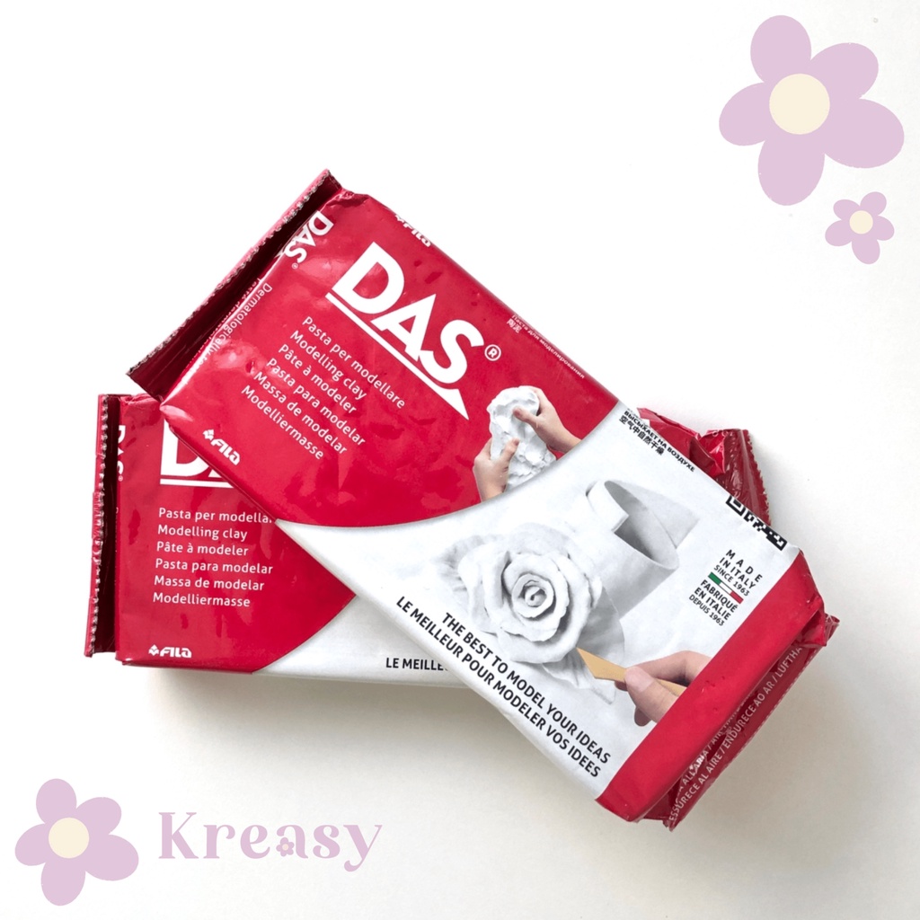 Jual DAS Air Dry Clay - Modelling Clay Putih - Tanah Liat Kerajinan ...