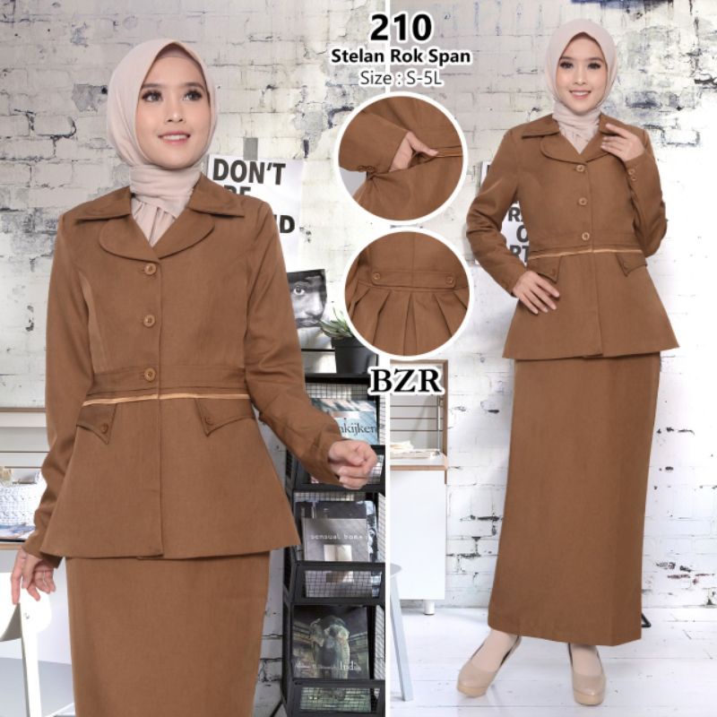 Jual Seragam Dinas Wanita Khaki Seragam Pemda Kheki Baju PNS Coklat Seragam Guru ASN PDH PDL ...