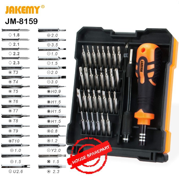 Jual JAKEMY 34 IN 1 OBENG SET | Shopee Indonesia