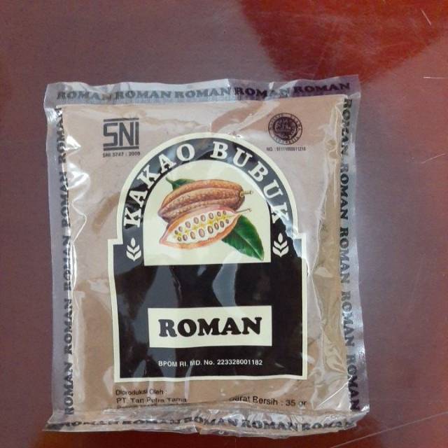 ROMAN KAKAO BUBUK 35gr / COKLAT BUBUK ROMAN / ROMAN COACOA POWDER ...
