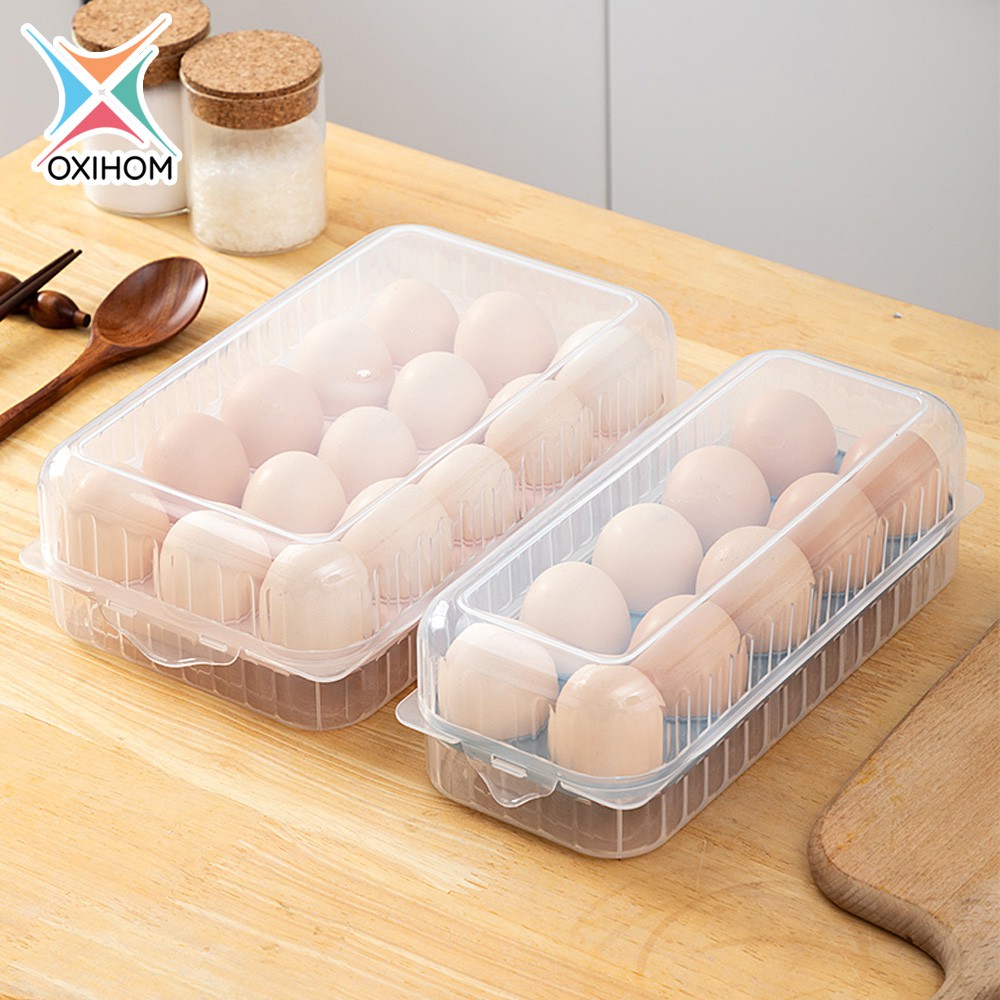 Jual Oxihom Tempat Telur Kotak Telur Penyimpanan Telur Egg Box | Shopee ...
