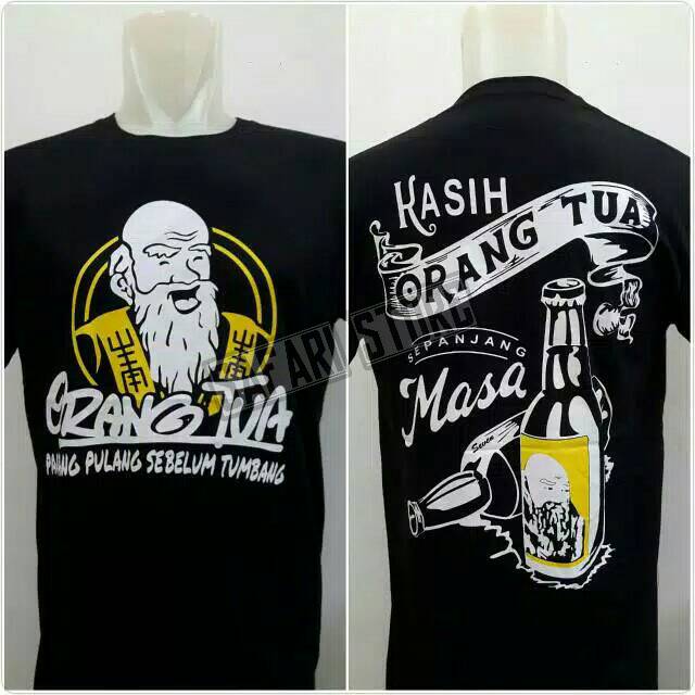 Jual (BISA COD) Kaos Orang Tua Pantang Pulang Sebelum Tumbang (Hitam ... Jual (BISA COD) Kaos Orang Tua Pantang Pulang Sebelum Tumbang (Hitam ...