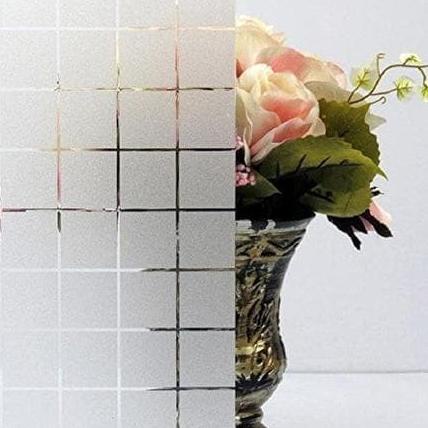 Jual sticker/stiker kaca/kaca film/rumah/gedung/ruko/motif kotak ...