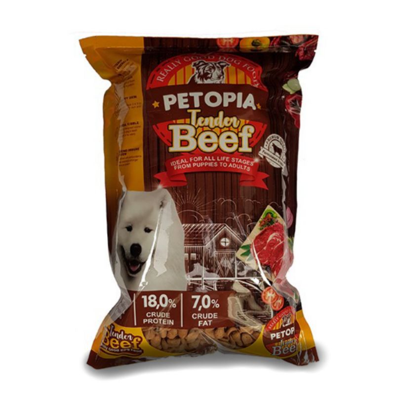 Jual Petopia Beef Dry Dog Food All Stages 1 Kg Indonesia|Shopee Indonesia