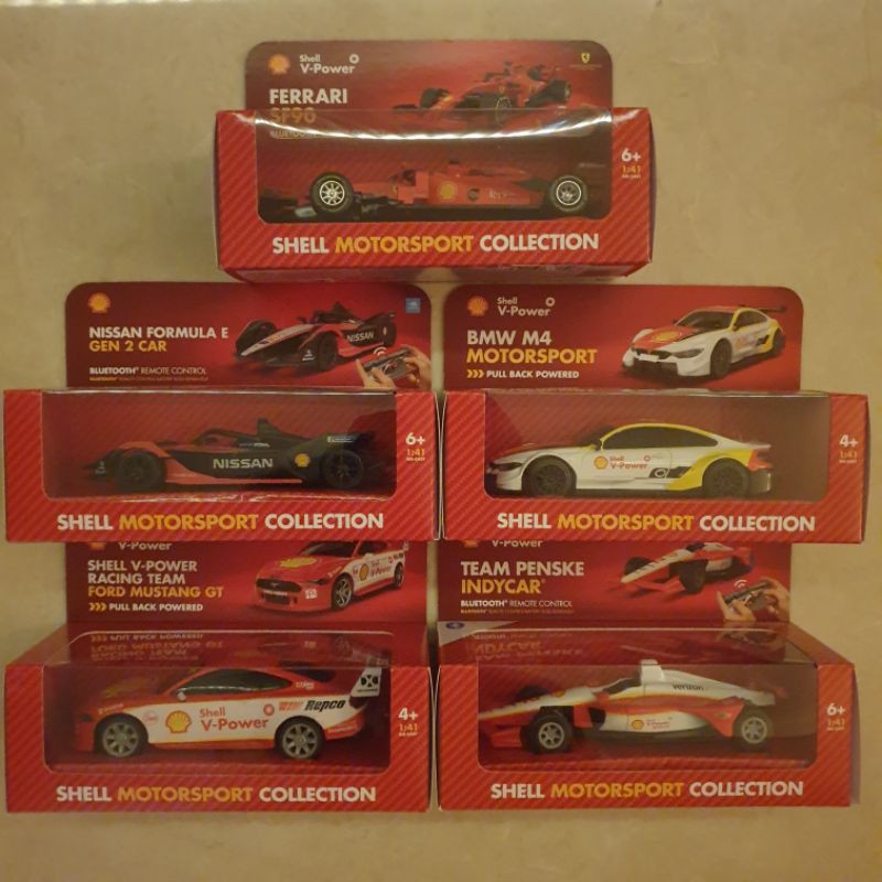 Jual New Original Shell Motorsport Collection Complete Set Ferrari ...