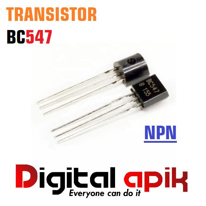 Jual BC547 NPN Transistor Amplifier Relay Driver BJT TO92 TO-92 TR BC 547 | Shopee Indonesia