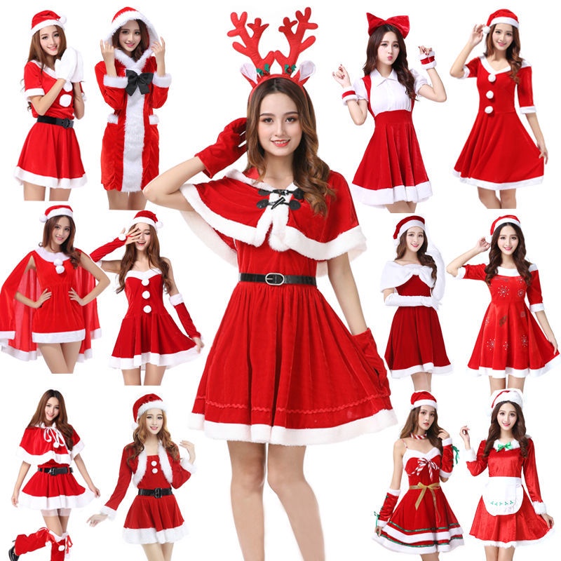 Jual 40 Kostum Natal Wanita Kostum Natal Gaun Natal Emas Beludru Santa ... Jual 40 Kostum Natal Wanita Kostum Natal Gaun Natal Emas Beludru Santa ...