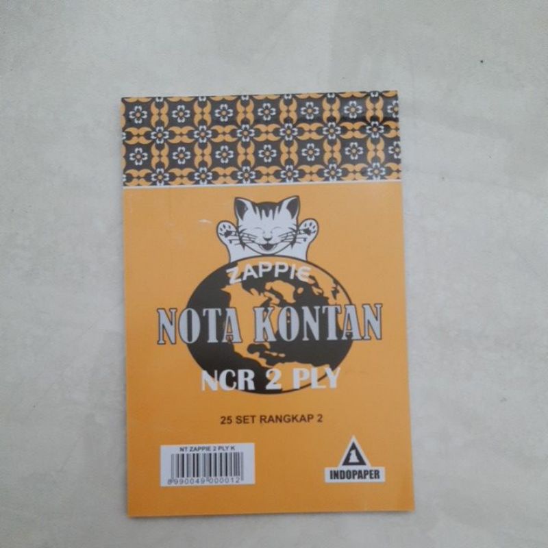 Jual buku nota 2 ply kecil / buku nota ncr 2 ply / buku nota 2 rangkap ...