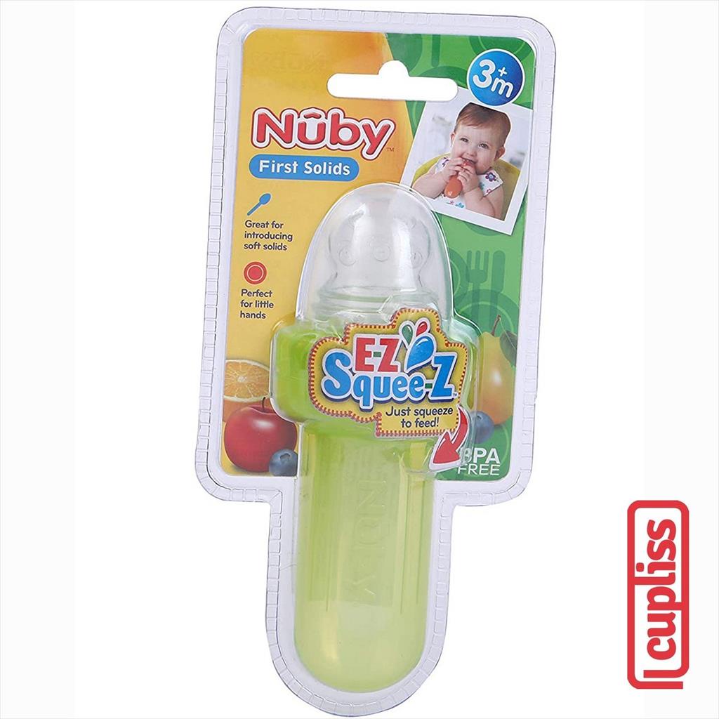 Jual NUBY 124656 30 ml Mini Ez Squeeze Feeder w Case Green Sendok Bayi | Shopee Indonesia