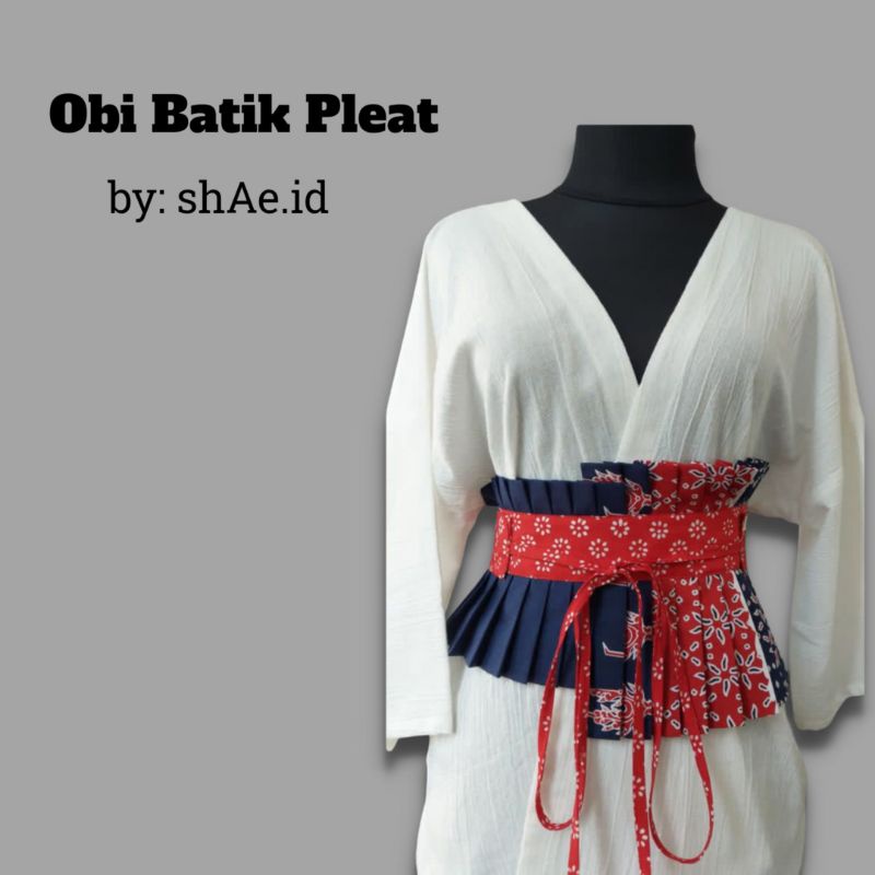 Jual OBI BELT BATIK | OBI BELT PLEAT | Ikat Pinggang Kain | Shopee ...