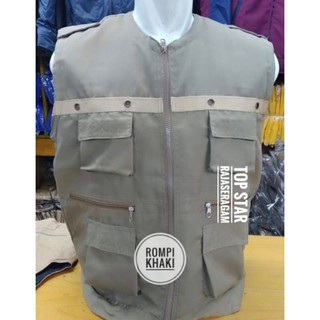 Jual Rompi Vest PDH Kerja Komunitas PDL Proyek Bordir Lapangan Safety ...