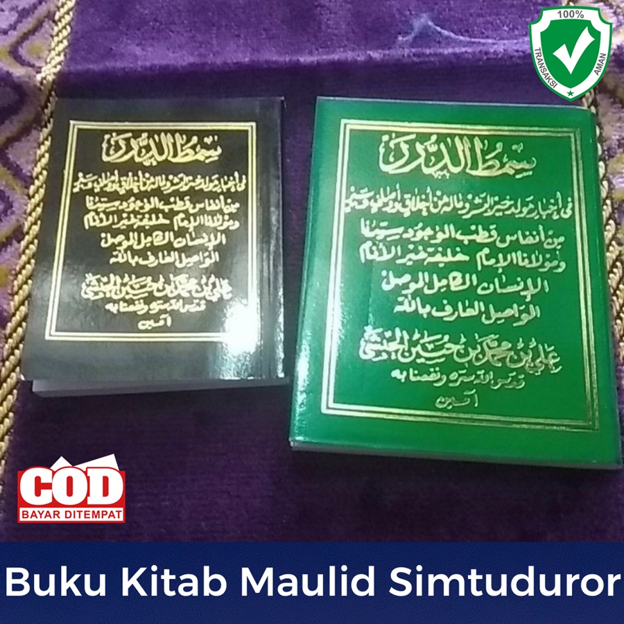 Jual Buku agama buku Kitab Maulid Simtuduror ukuran kecil saku harga ...