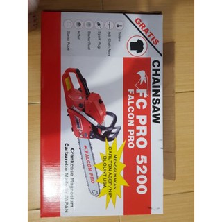 Jual CHAINSAW FALCON 5200 LENGKAP // SENSO FALCON 52 // MESIN SINSO ...