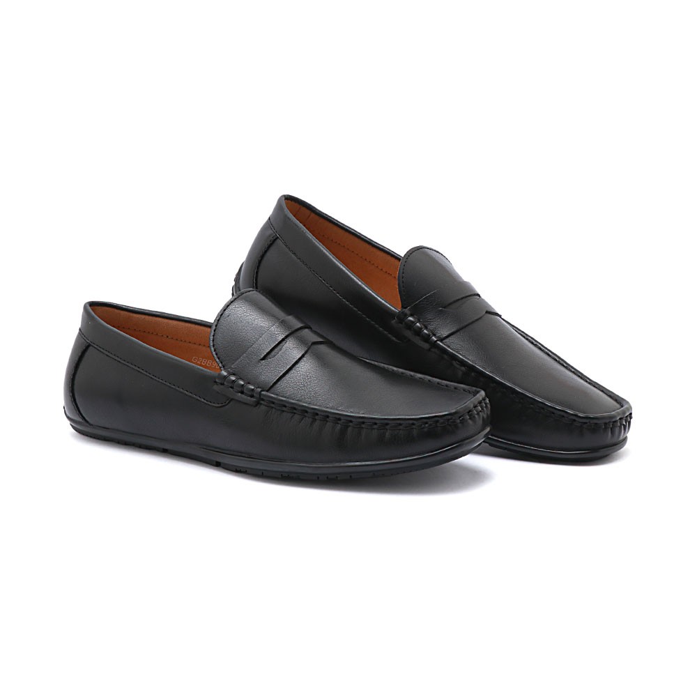 Jual Gabino Sepatu Pria Moccasin Slip On Casual Timo Black-G2BB9004 ...