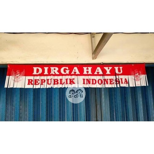 Jual Banner Tirai Plastik HUT RI DIRGAHAYU Indonesia 17 AGUSTUS ...