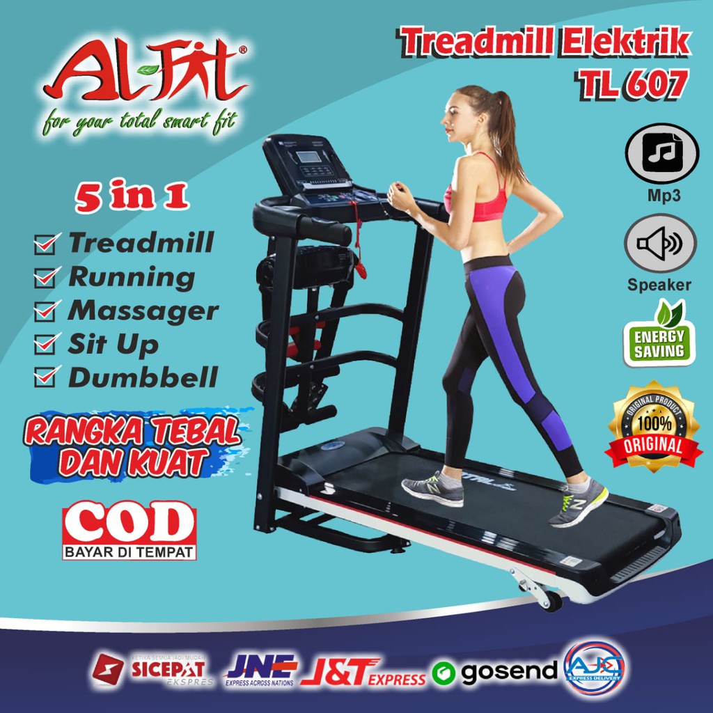Jual Alat Treadmill Lipat Elektrik Murah TL 607 Alat Fitness ...