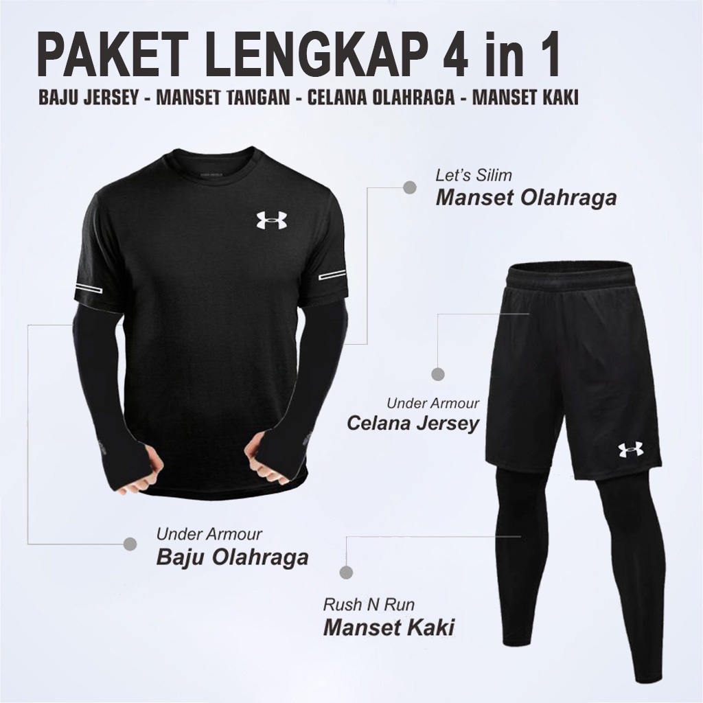 Jual Set Pakaian Olahraga & Aktivitas Outdoor Harga Termurah | Model ...