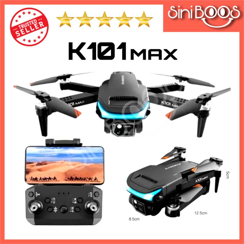 Jual K101 Max Drone with Obstacle Avoidance 4K Wifi FPV Camera | Shopee Indonesia