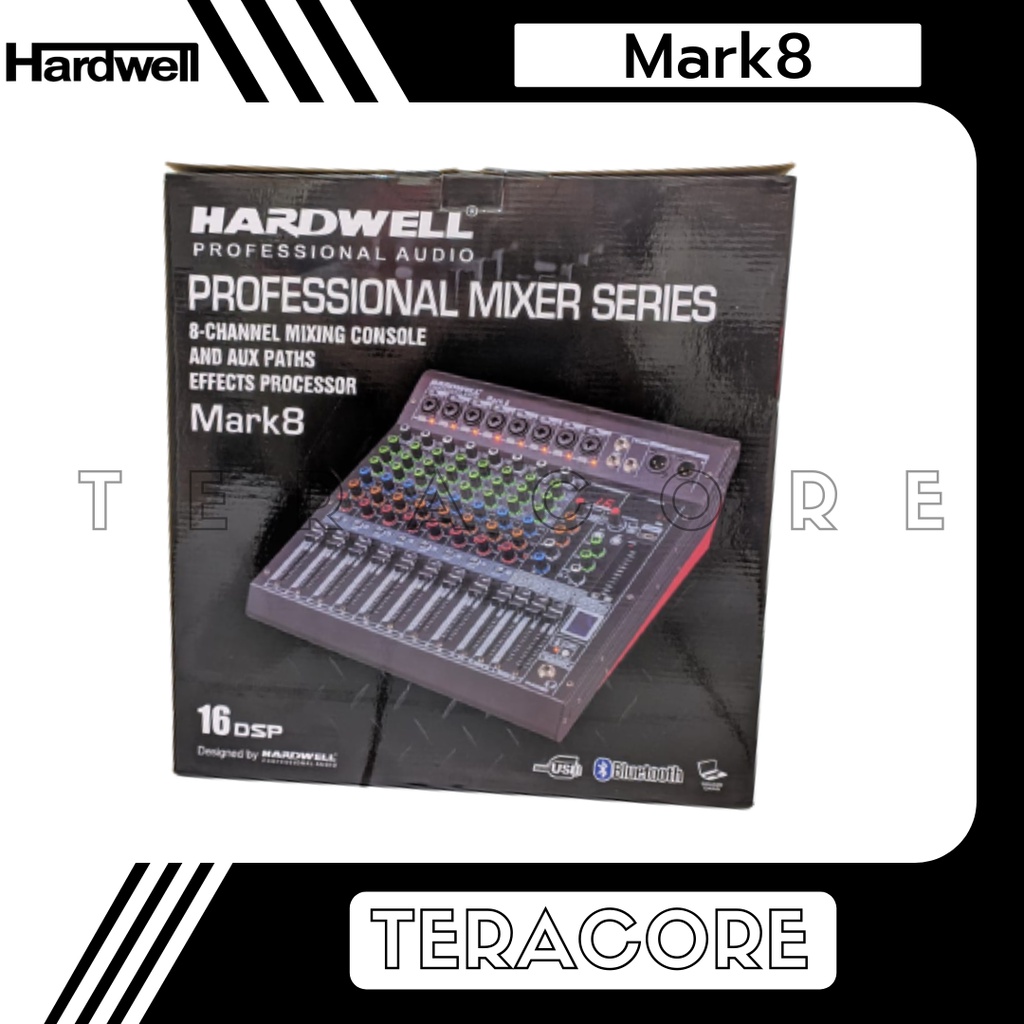 Jual Hardwell Mark 8 Mixer Audio 8 Channel Bluetooth Recording USB ...