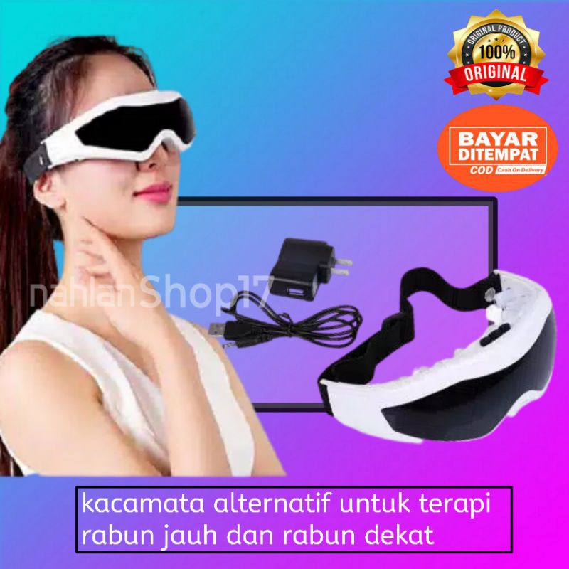 Jual ALAT KESEHATAN TERAPI MATA / ALAT PIJAT MATA ELEKTRIK VIBRATION GLASSES CKEYIN RABUN JAUH ...