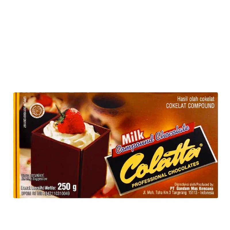 Jual Colatta Compound Chocolate Milk 250 gr | Shopee Indonesia