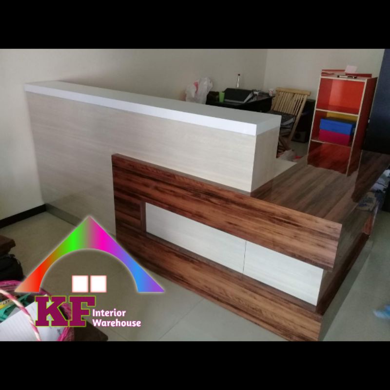 Jual MEJA KASIR HPL / MEJA KASIR MODEL L | Shopee Indonesia
