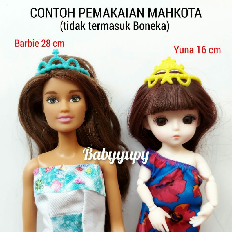 Jual Mahkota Plastik Boneka Barbi Yuna - Mahkota Berbi Yuna Chibi Murah ...