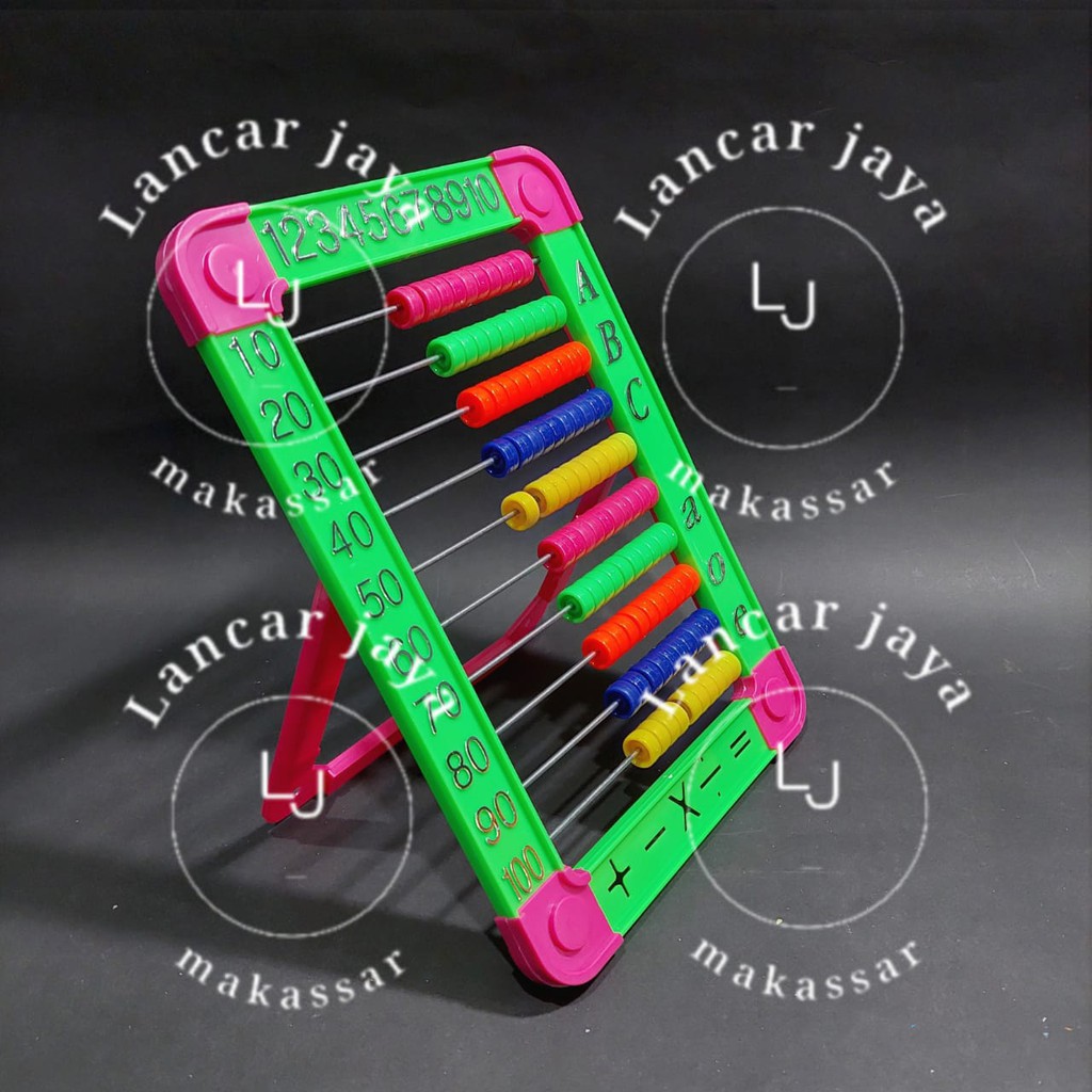 Jual Alat Hitung Sempoa Abacus with stand | Shopee Indonesia