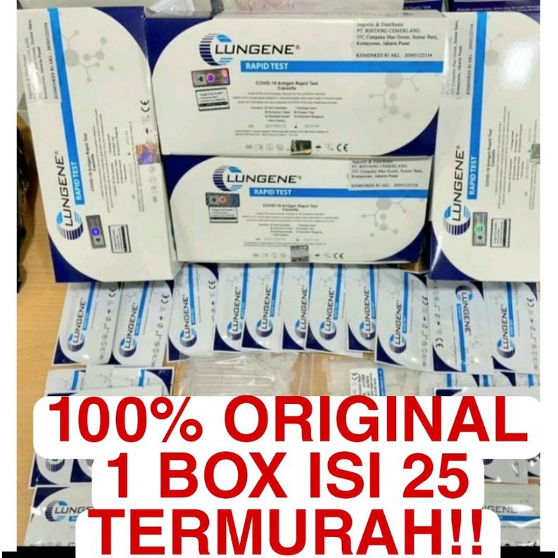 Jual Alat Test Swab Mandiri 1 box isi 25 set / Alat Test Antigen ...