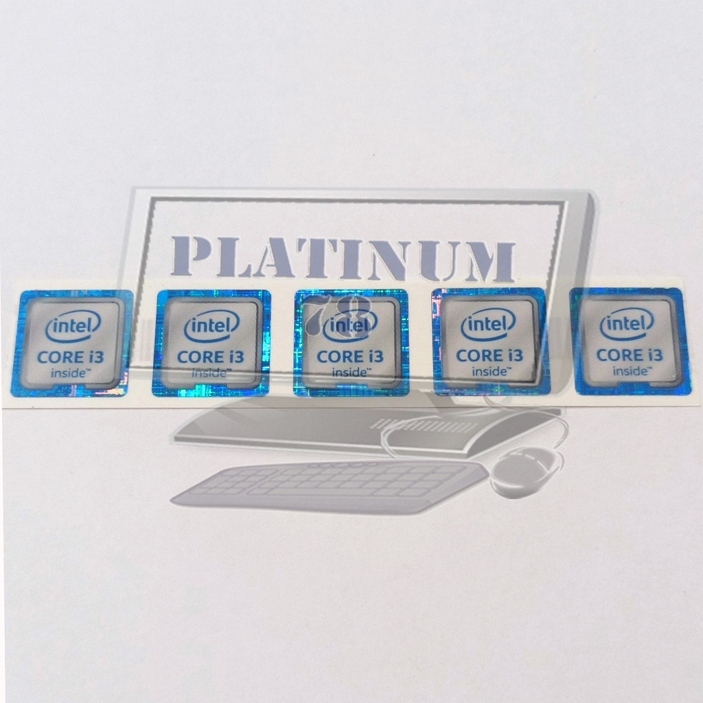 Jual Sticker Stiker Logo Intel Core i3 Gen 6 Original | Shopee Indonesia