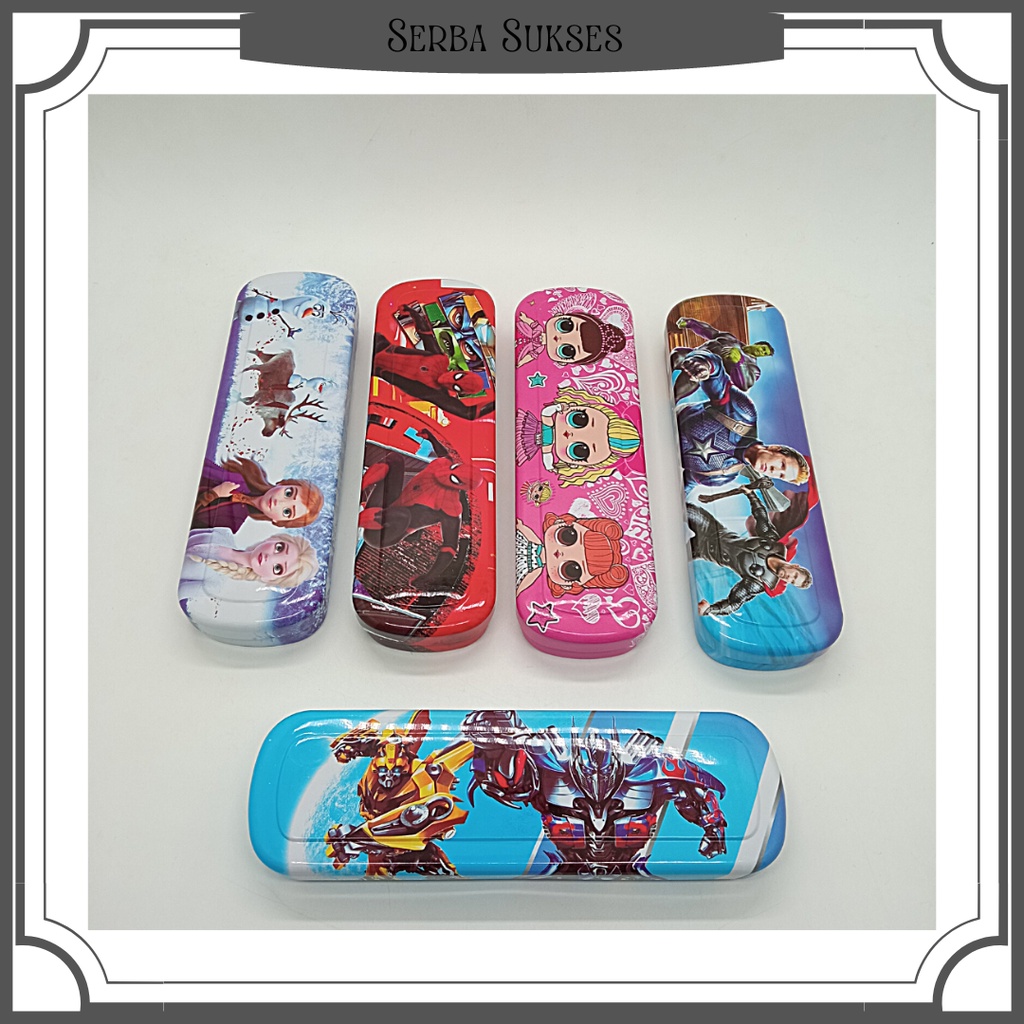 Jual Kotak Pensil Kaleng/Kotak Penyimpanan Besi/a648/649 Campur ...