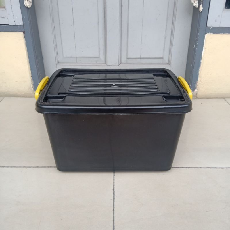 Jual Container Roller Box 45 Liter Hitam | Shopee Indonesia