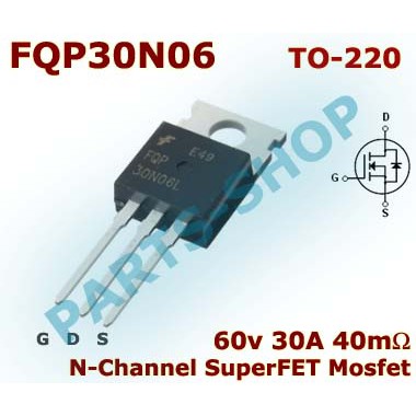 Jual FQP30N06 30N06 30N06L N-channel MOSFET 60v 30A TO-220 FQP30N06L ...