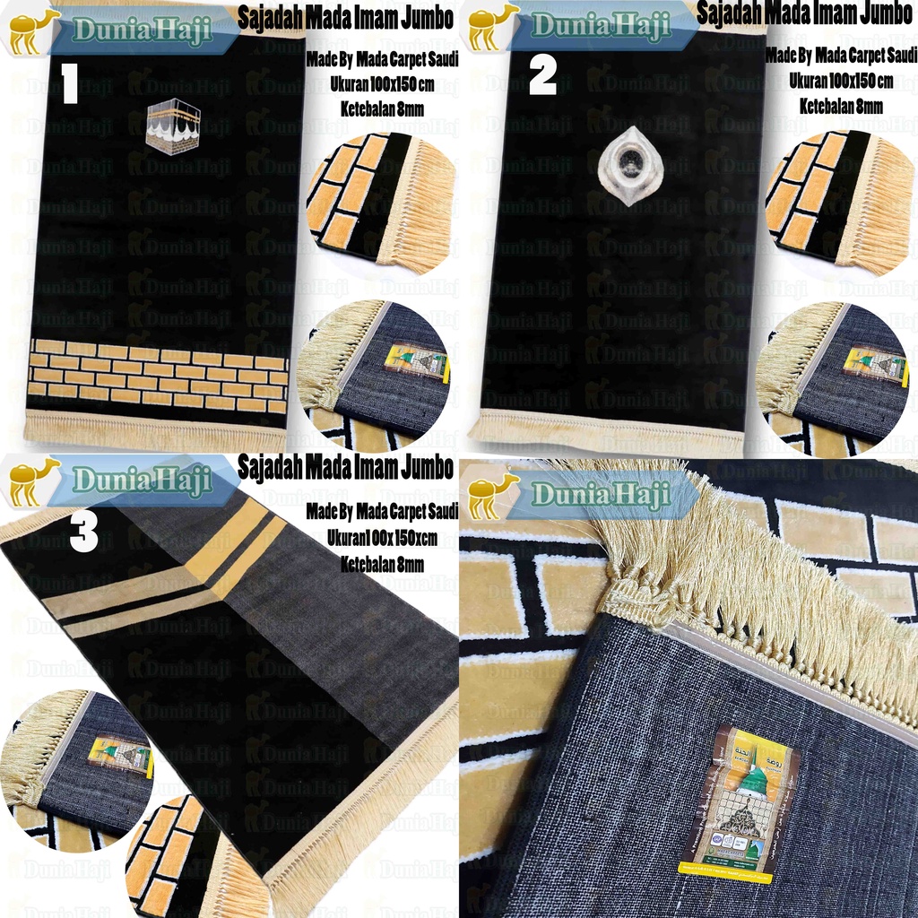 Jual Sajadah Mada Carpet Imam Jumbo Kiswah Tebal 8 MM Asli Saudi ...
