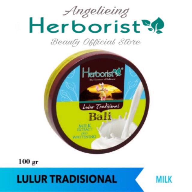 Jual HERBORIST Lulur Tradisional Bali / MILK Extract plus Brightening ...