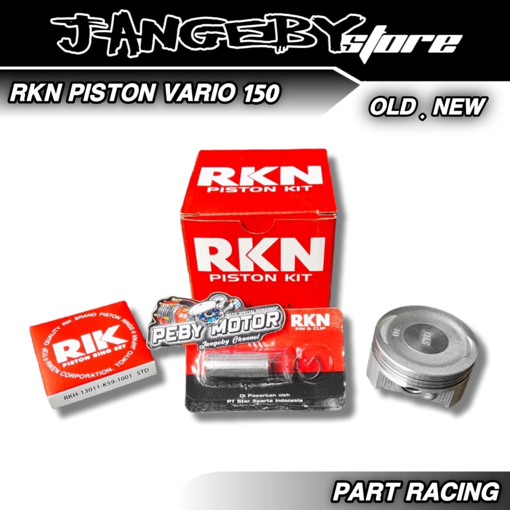 Jual Piston Kit RKN Vario 150 Old New Jangeby Store | Shopee Indonesia