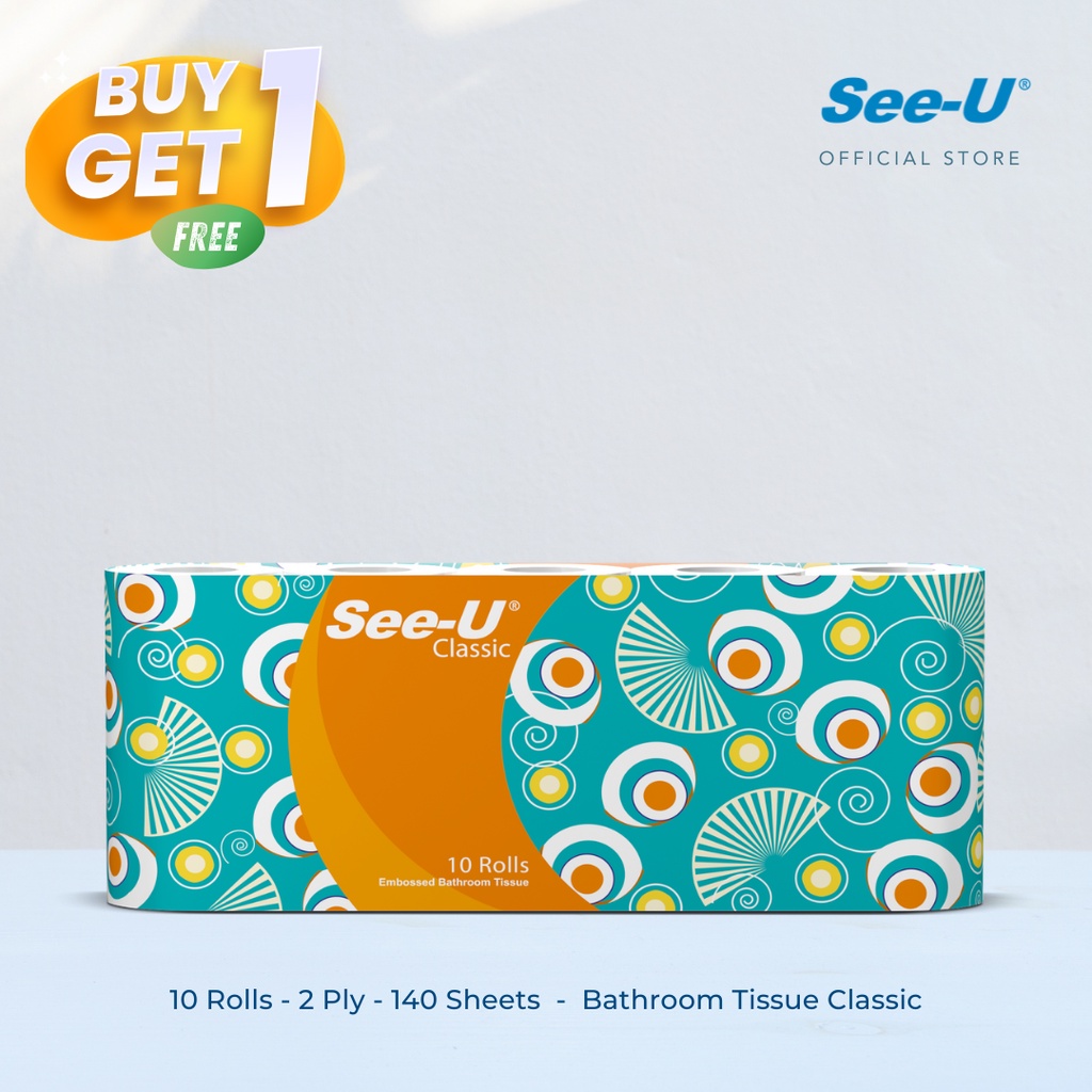 See-u® Bathroom Classic Tissue 10in1 Jakarta | Shopee Indonesia