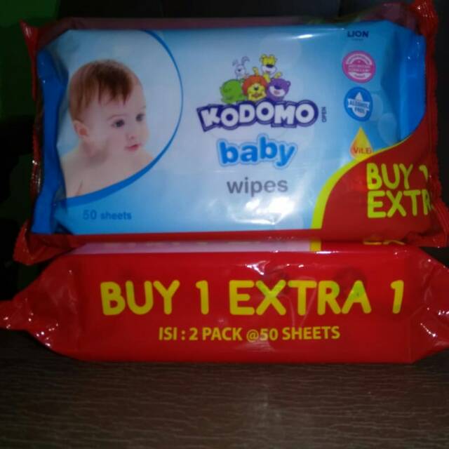 Jual TISU BASAH KODOMO ISI 50 | Shopee Indonesia