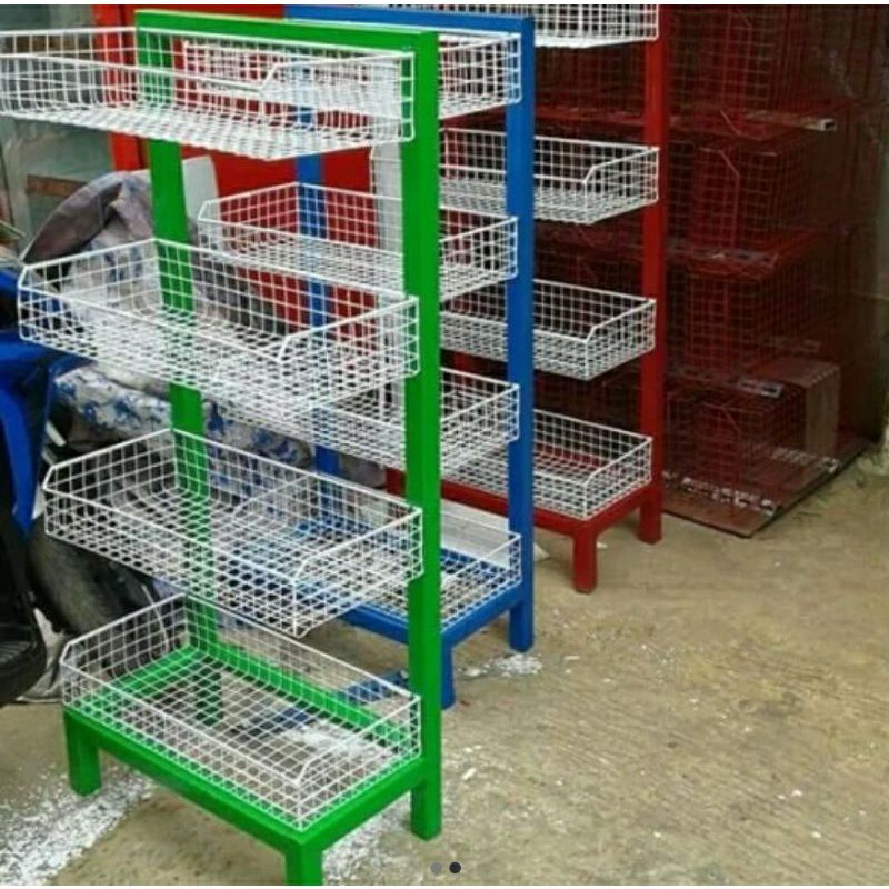 Jual rak chiki,rak makanan ringan, rak snack, rak display | Shopee ...