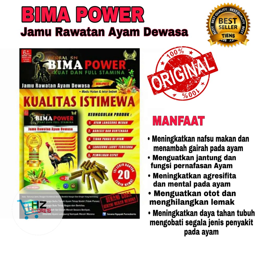 Jual Jamu Ramuan Ayam Jago Bangkok BK Aduan Petarung Bima Power Manjur ...