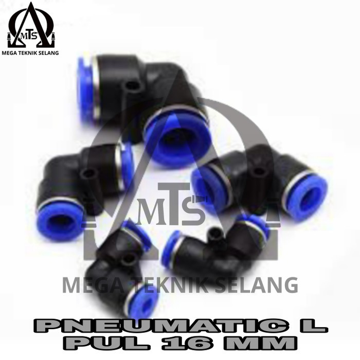 Jual Fitting Pneumatic 16 mm Elbow PUL 16 MM Sambungan Selang Tubing Nylon 16 MM | Shopee Indonesia