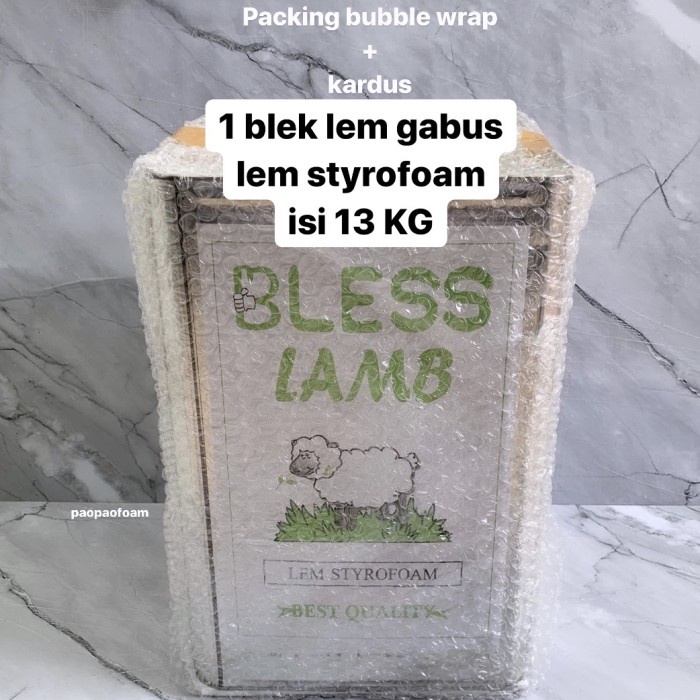 Jual 1 Blek Lem Gabus Styrofoam BLESS LAMB (+-13KG) | Shopee Indonesia