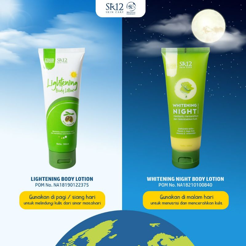 Jual LIGHTENING BODY LOTION/WHITENING NIGHT BODY LOTION/BODY LOTION ...