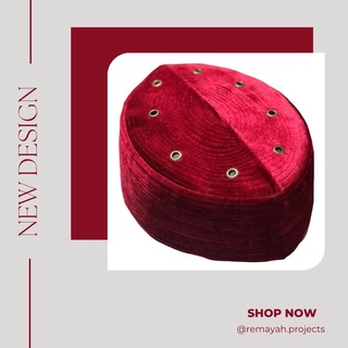 Jual Peci YAKHER Hajir Marawis Peci Viral Peci Bludru peci batok ...