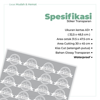Jual STIKER VINYL TINTA PUTIH / STIKER TRANSPARAN TINTA PUTIH | Shopee ...